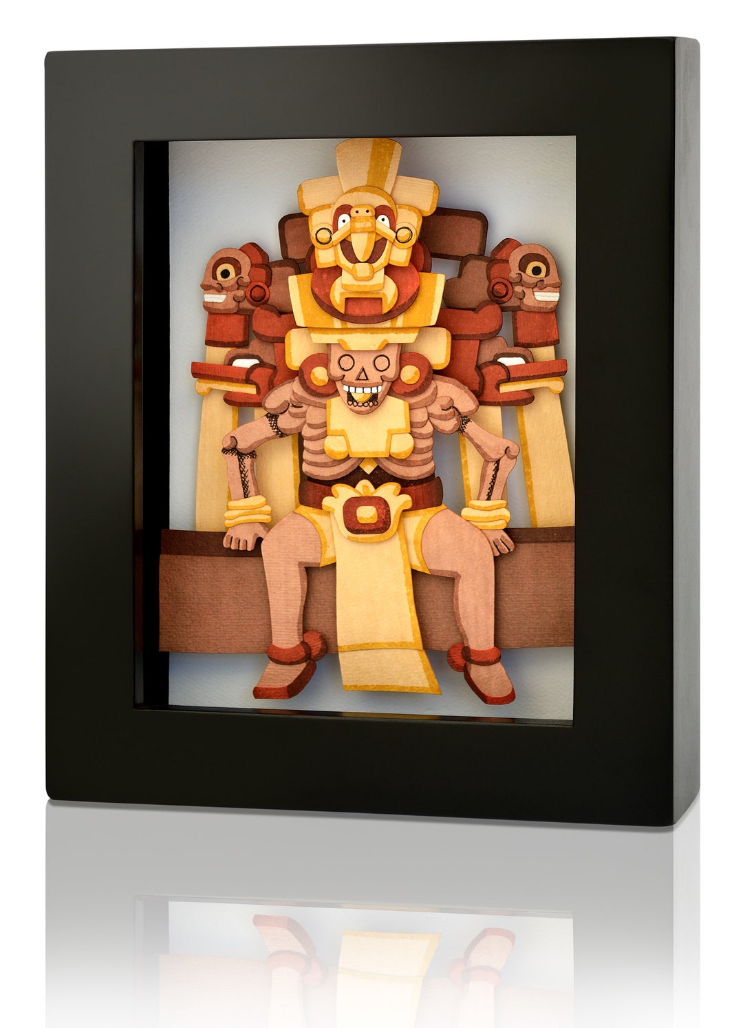 Mictlantecutli God of Death, Aztec God of Death, Calavera Mexican Gifts ...