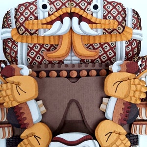 Coatlicue, Tonantzin, Aztec God, Aztec Art, Mexican Art, Mother of Gods ...