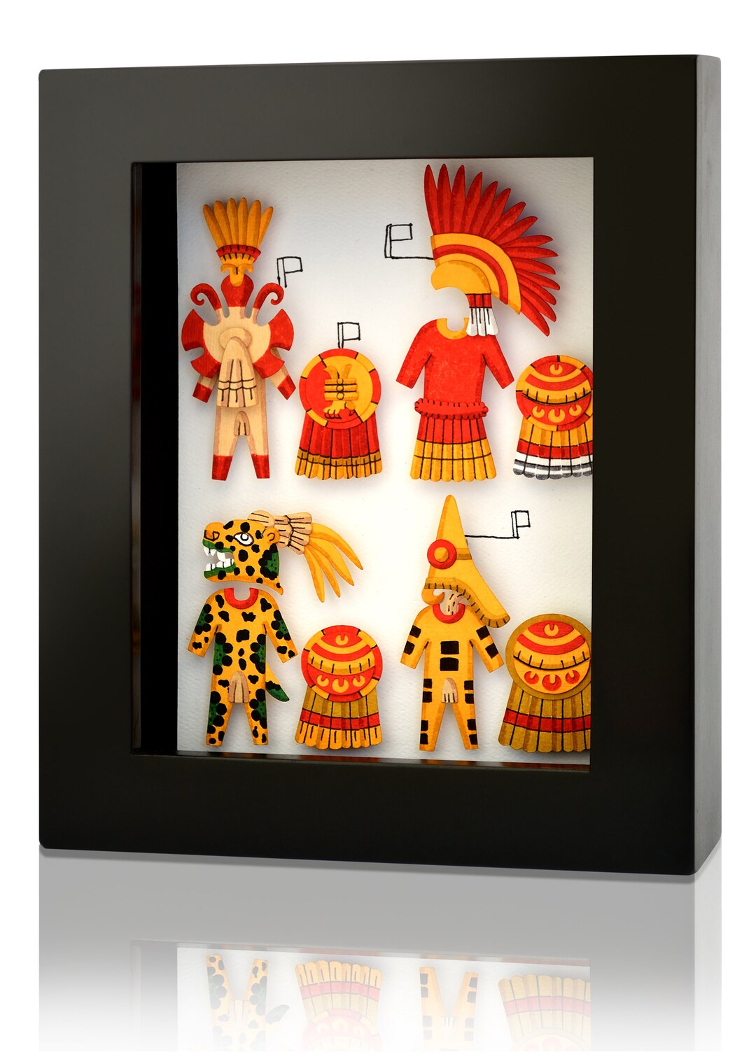 Aztec Warrior, Birthday Gift, Aztec Art, Mexican Art, Mexican Gifts ...