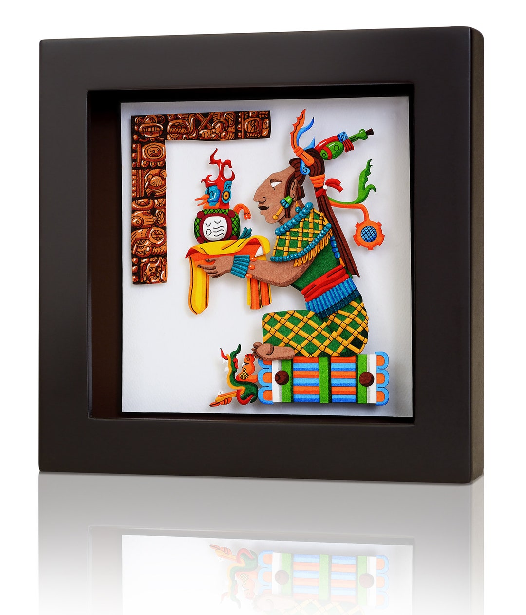 Mayan Queen, Red Queen Palenque, Mayan Art, Mexican Art, Mayan Art ...