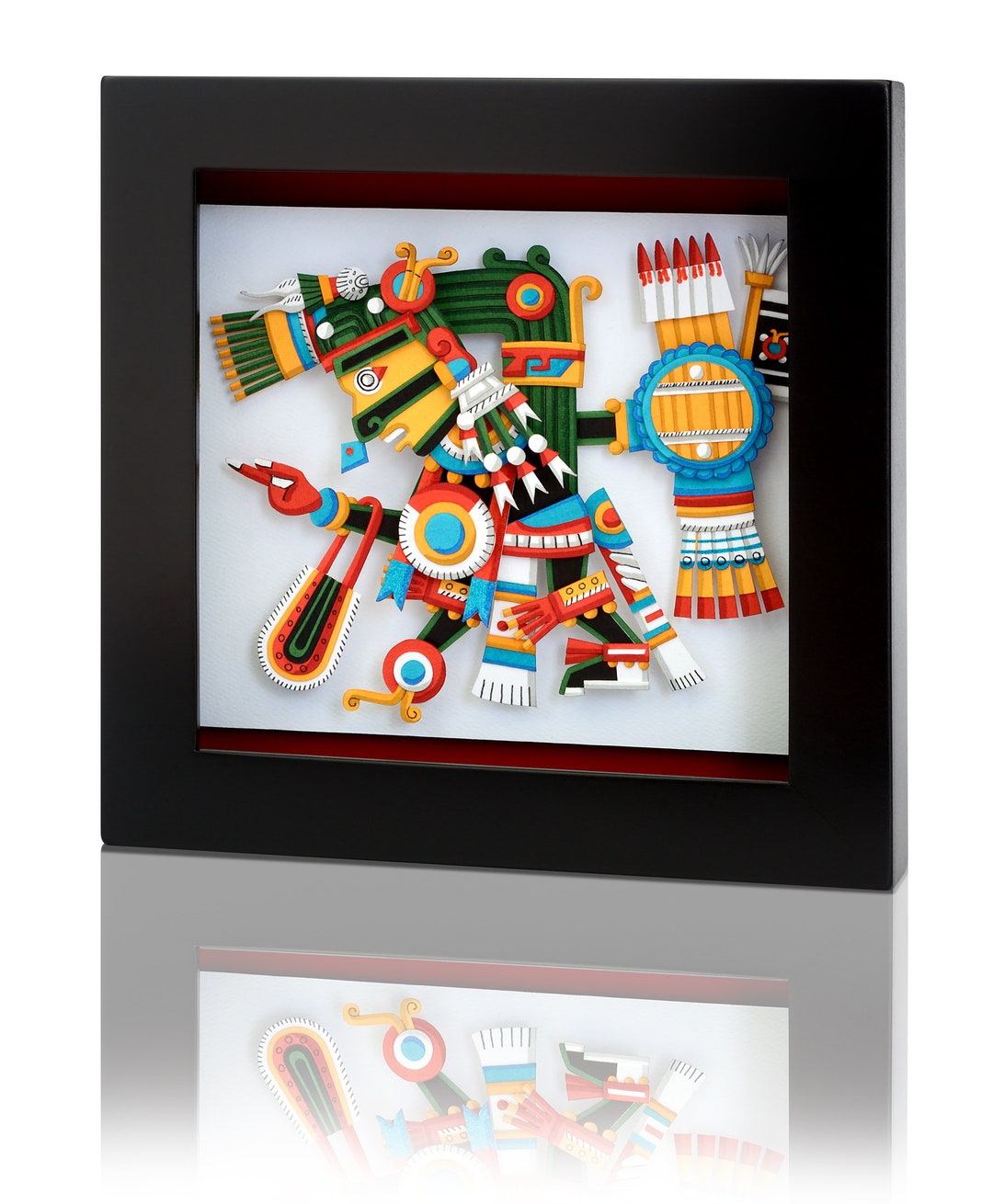 Tezcatlipoca "smoking Mirror" Aztec God, Aztec Art, Mexican Art, God of ...