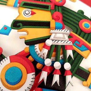 Tezcatlipoca "smoking Mirror" Aztec God, Aztec Art, Mexican Art, God of ...