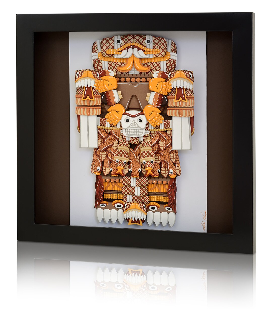 Stunning Aztec God Coatlicue Art: Mother of Gods, Snake Skirt, Ethnic ...