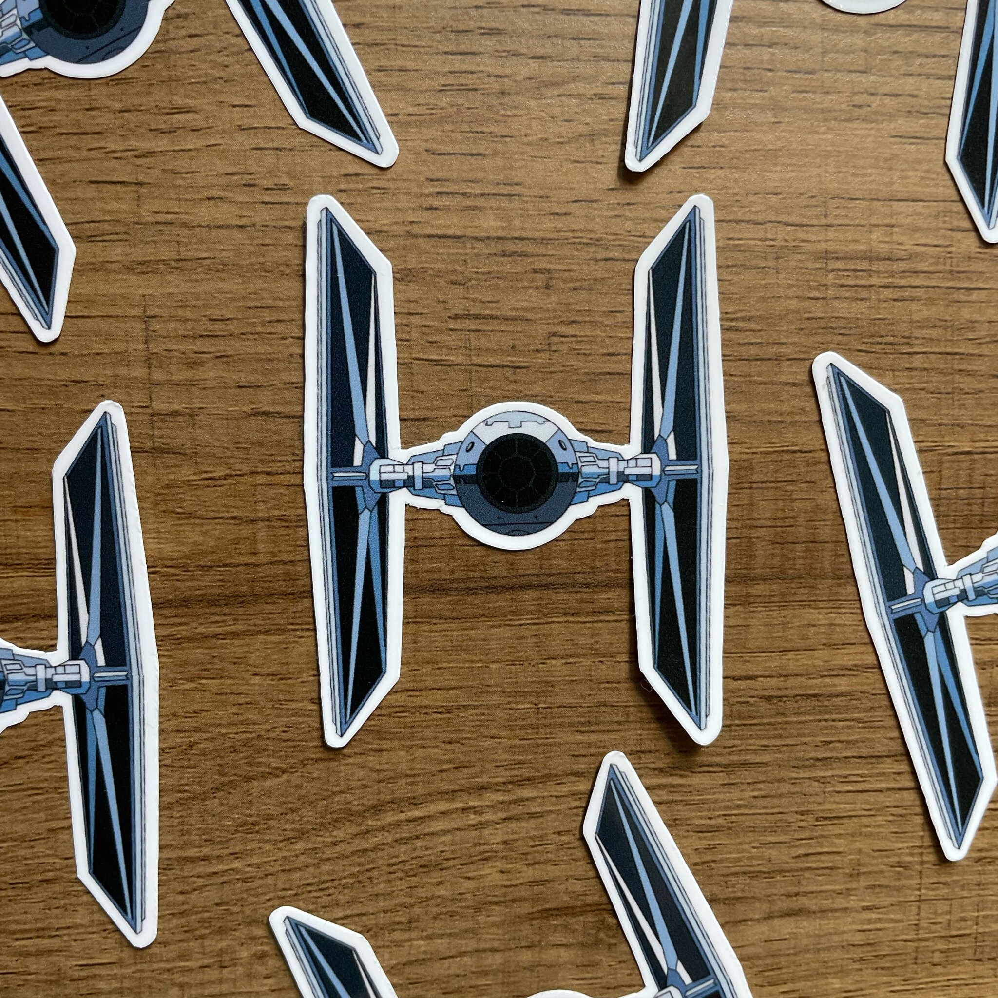 TIE Fighter Sticker Starwars TIE Fighter Sticker Imperial | Etsy