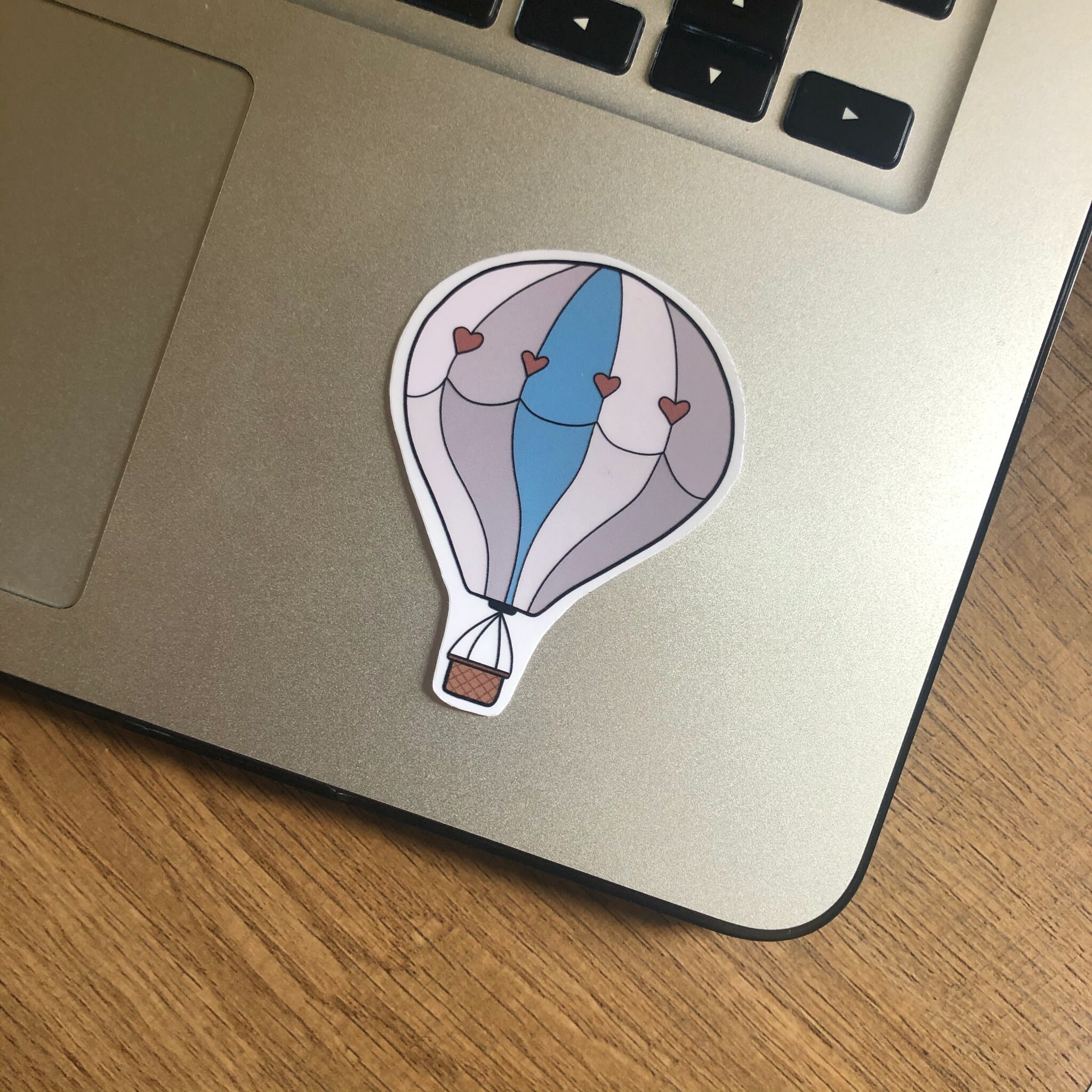 Hotair Ballon Sticker Cute Hot Air Balloon Sticker Water | Etsy