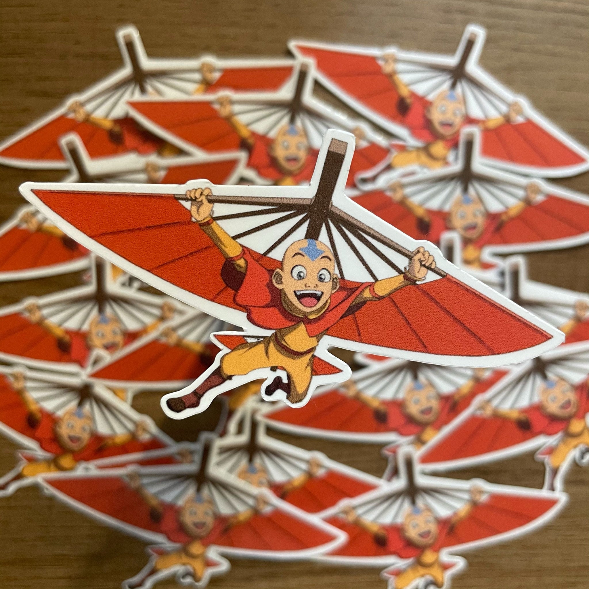Aang Gliding Sticker Avatar The Last Airbender Sticker | Etsy