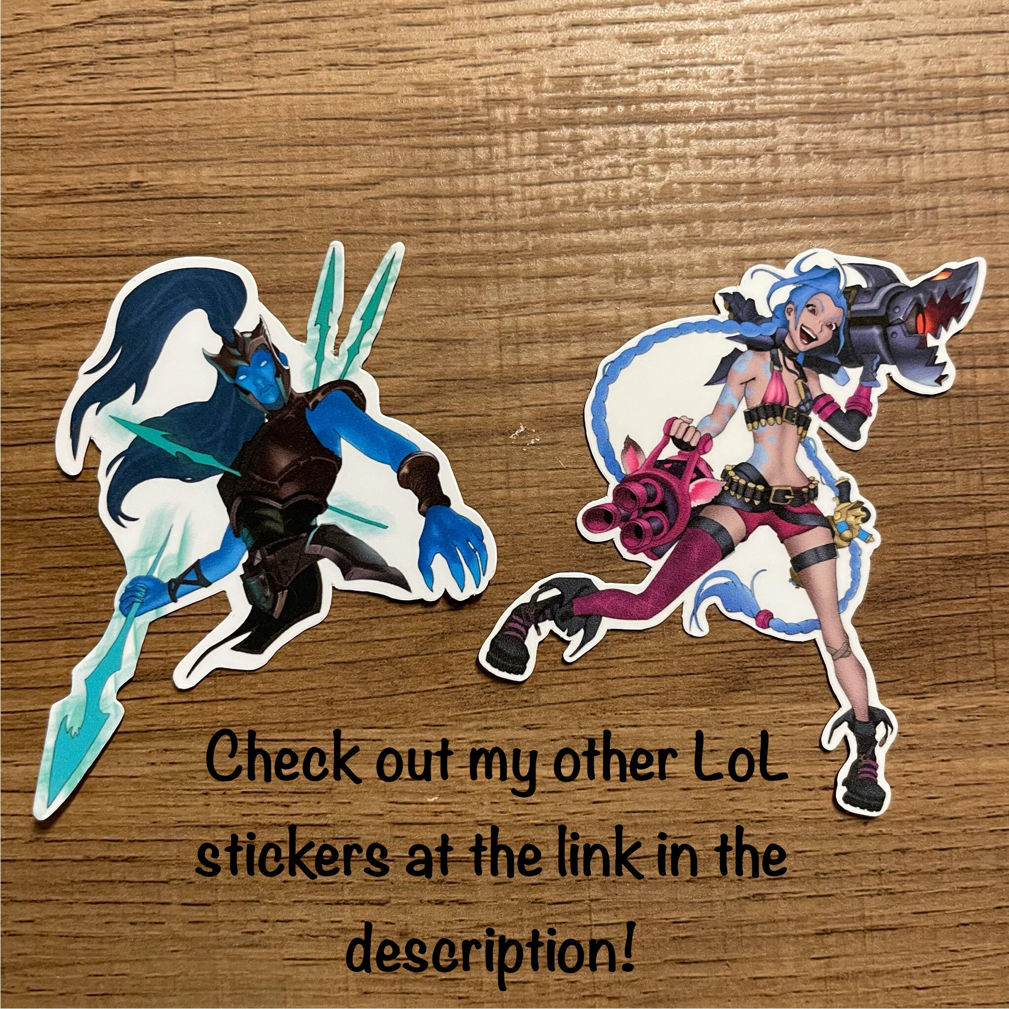 Jinx League of Legends Vinyl Sticker LOL Jinx Sticker Jinx - Etsy