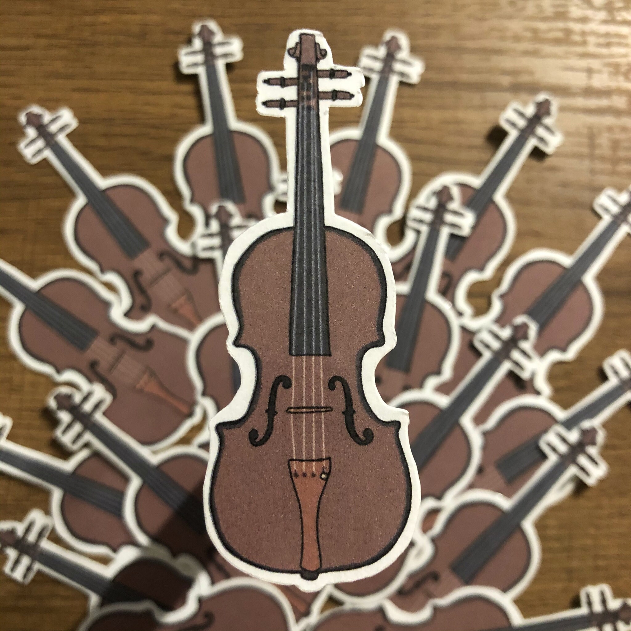 Violin Sticker Viola Sticker Cello Sticker Bass Sticker Etsy