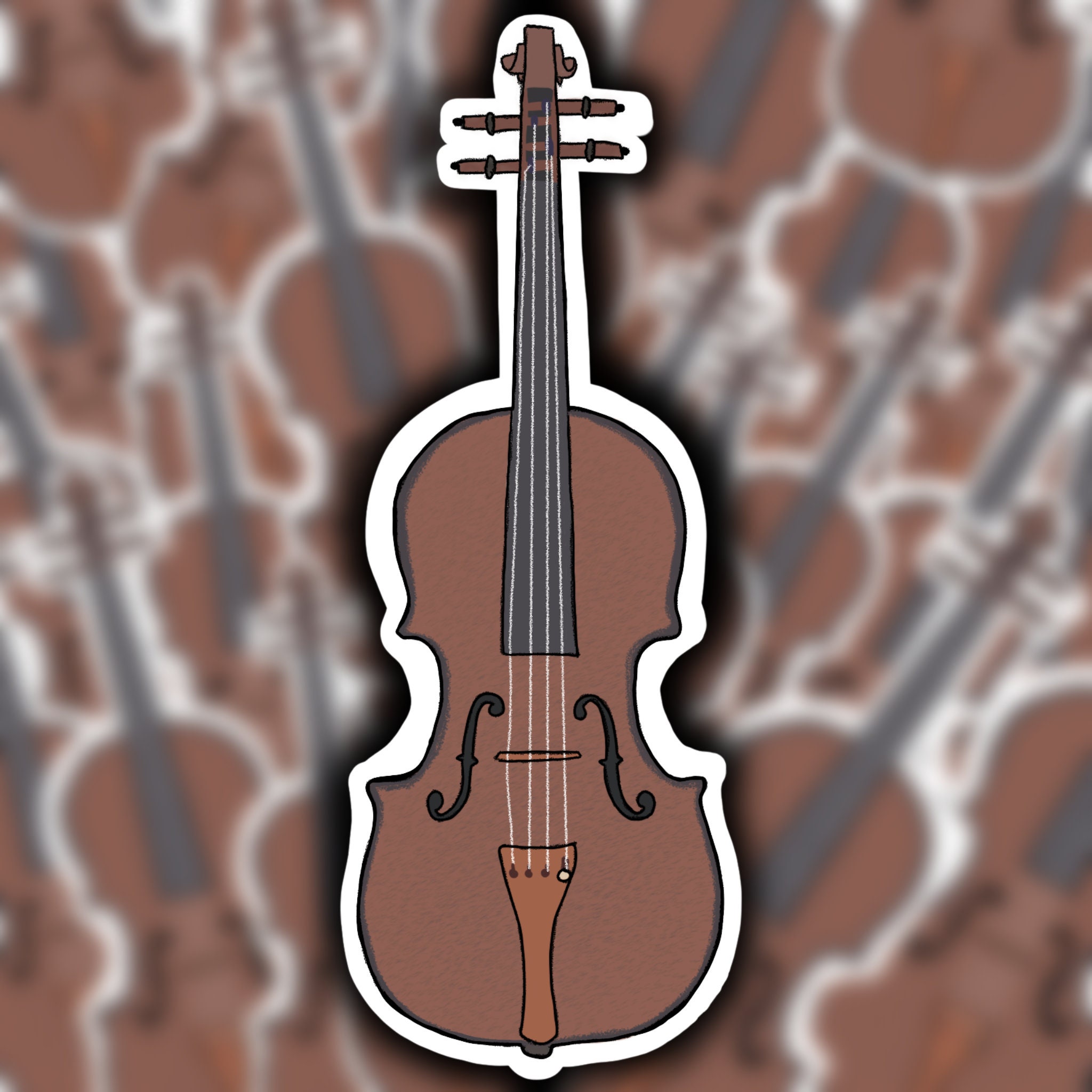 Violin Sticker Viola Sticker Cello Sticker. Bass Sticker - Etsy