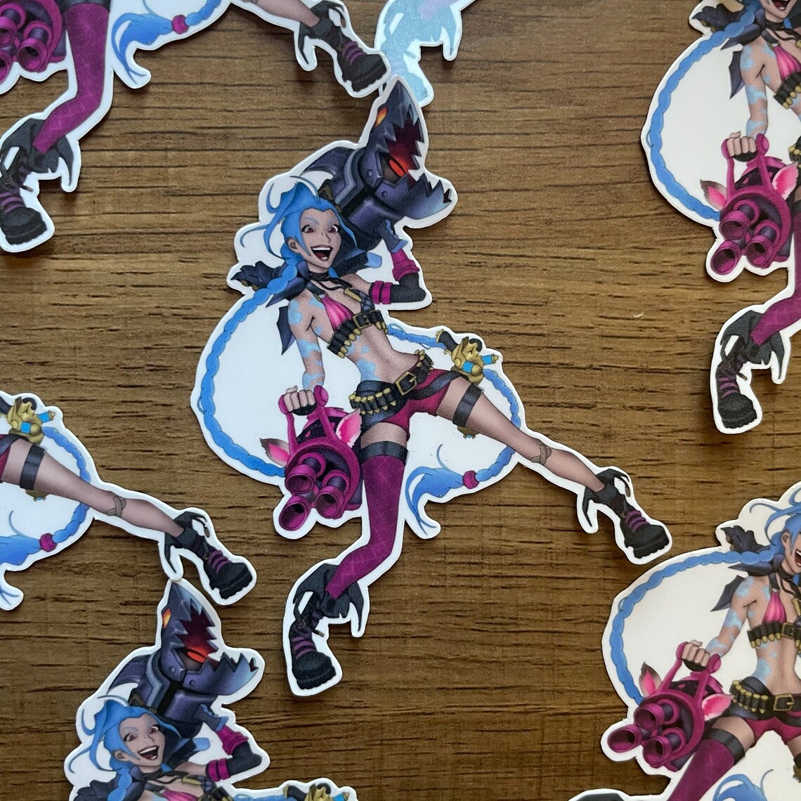 Jinx League of Legends Vinyl Sticker LOL Jinx Sticker Jinx - Etsy