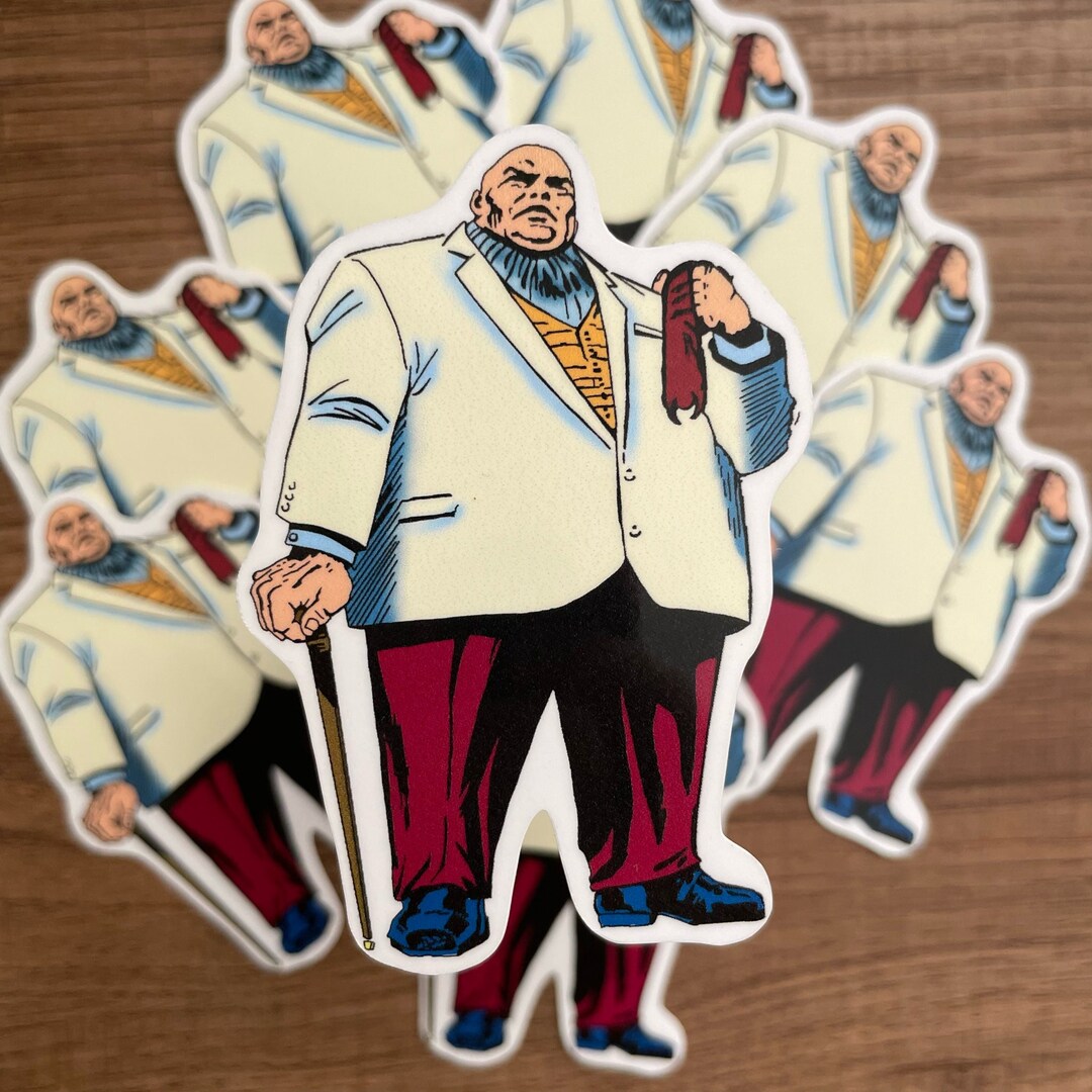 Kingpin Sticker, Kingpin Comic Design Sticker, Kingpin/daredevil ...
