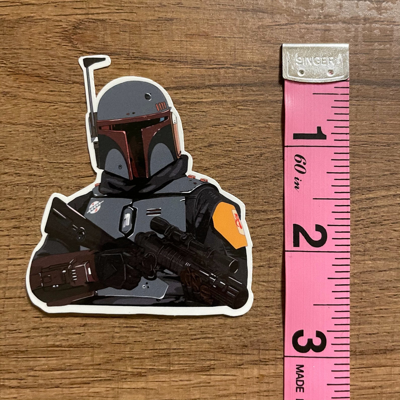 Boba Fett Sticker Star Wars Boba Fett Sticker Boba Fett | Etsy