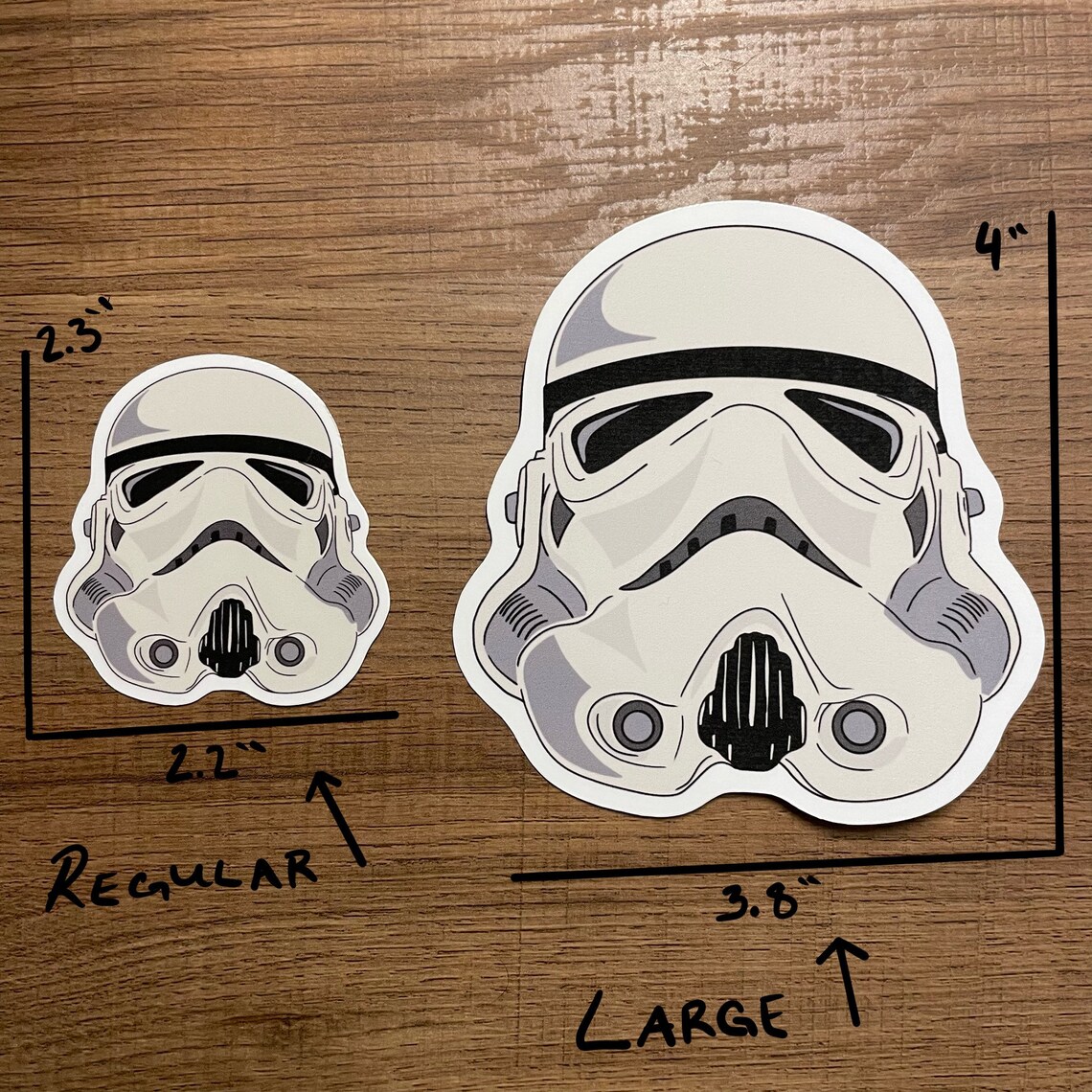 Stormtrooper Sticker Starwars Stormtrooper Sticker | Etsy