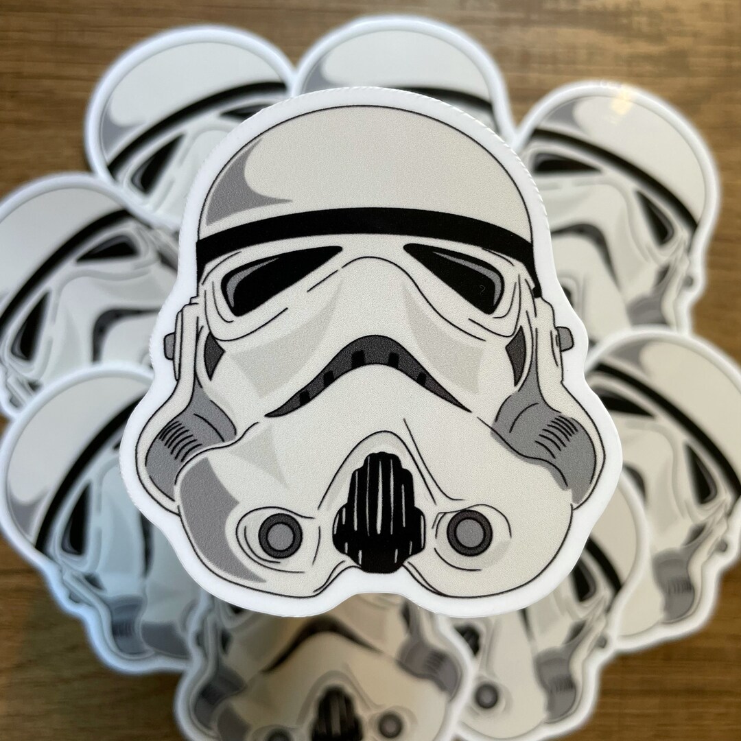 Stormtrooper Sticker, Starwars Stormtrooper Sticker, Stormtrooper Water ...