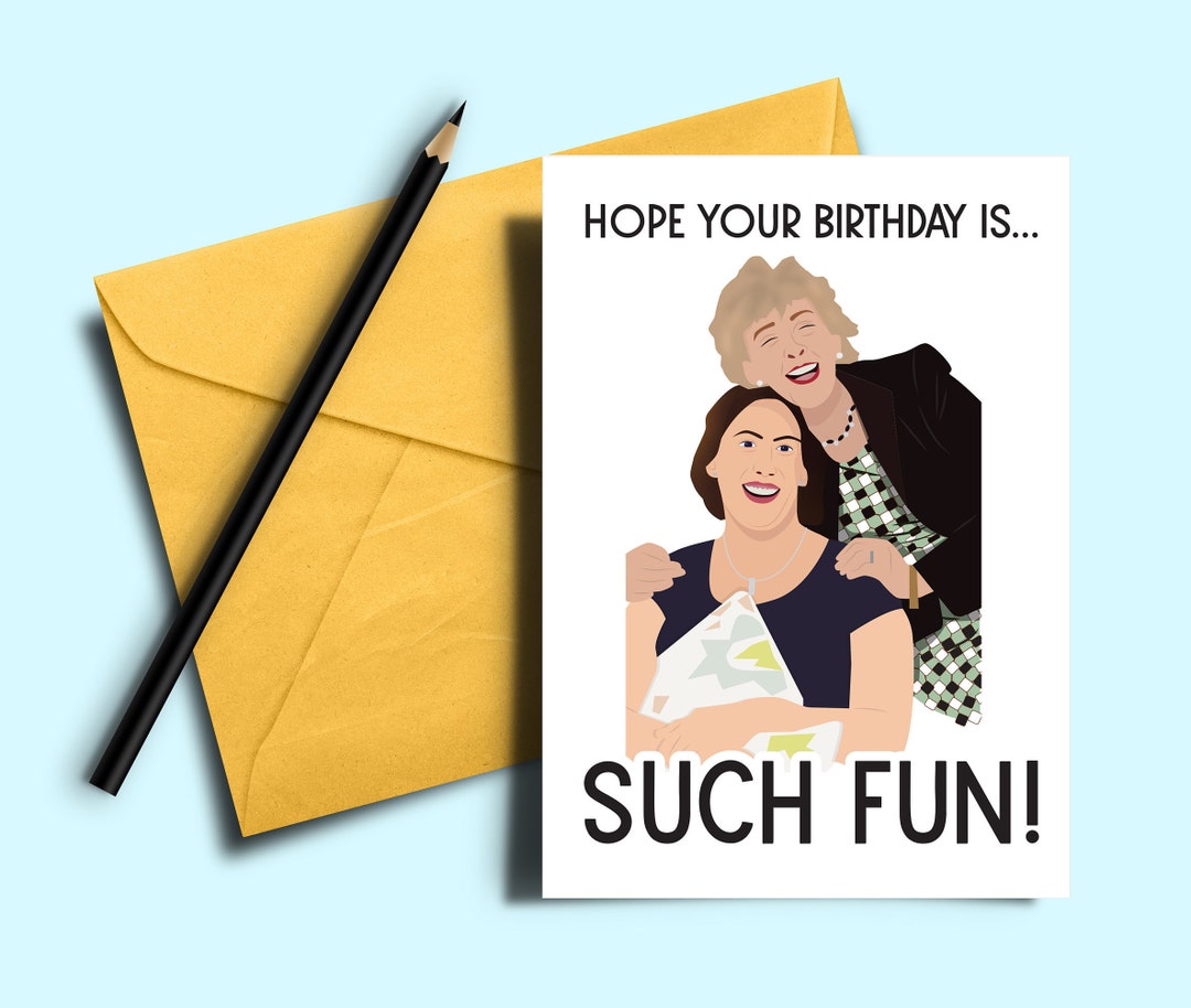 Miranda Such Fun Birthday Card - Etsy UK