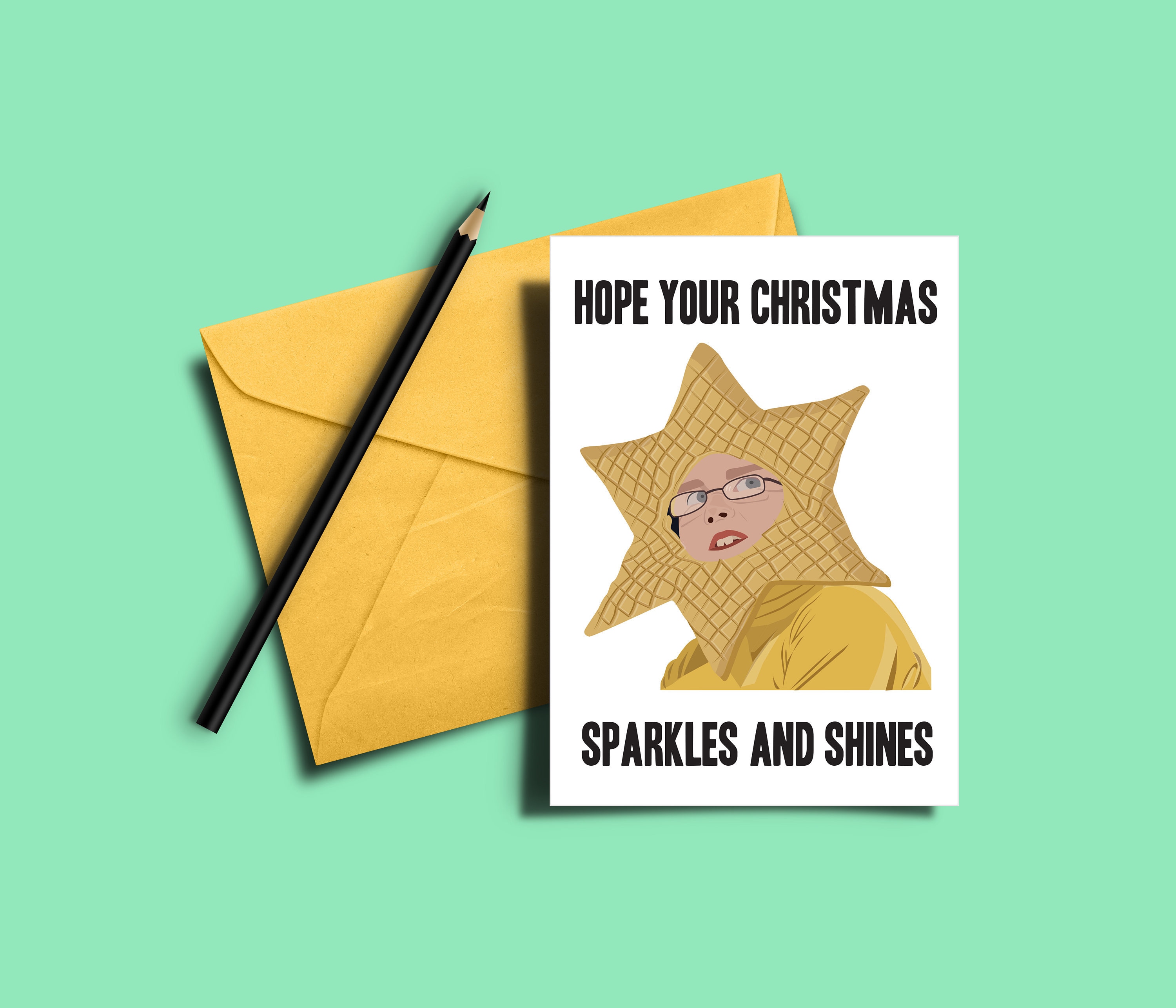 Sparkle and Shine Nativity Film Christmas Card - Etsy UK
