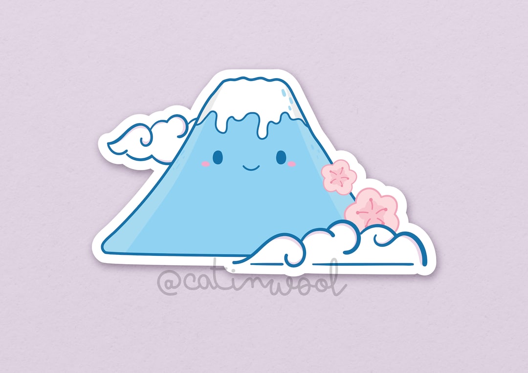 Mt Fuji Sticker - Etsy