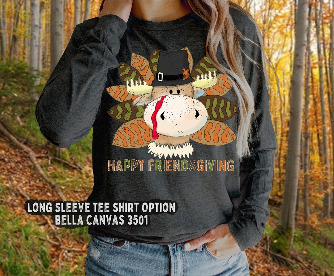 Thanksgiving Tee Shirt, Cute Moose Gift, Turkey Moose Tshirt Moose ...