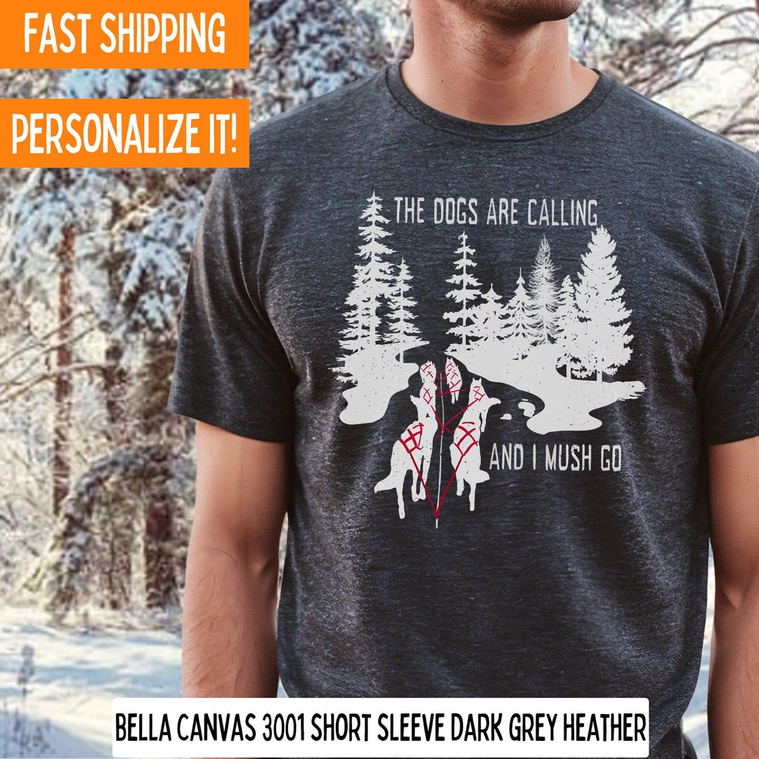 Dog Sledding Shirt for Sled Dog Musher Gift for Siberian Husky Lover ...