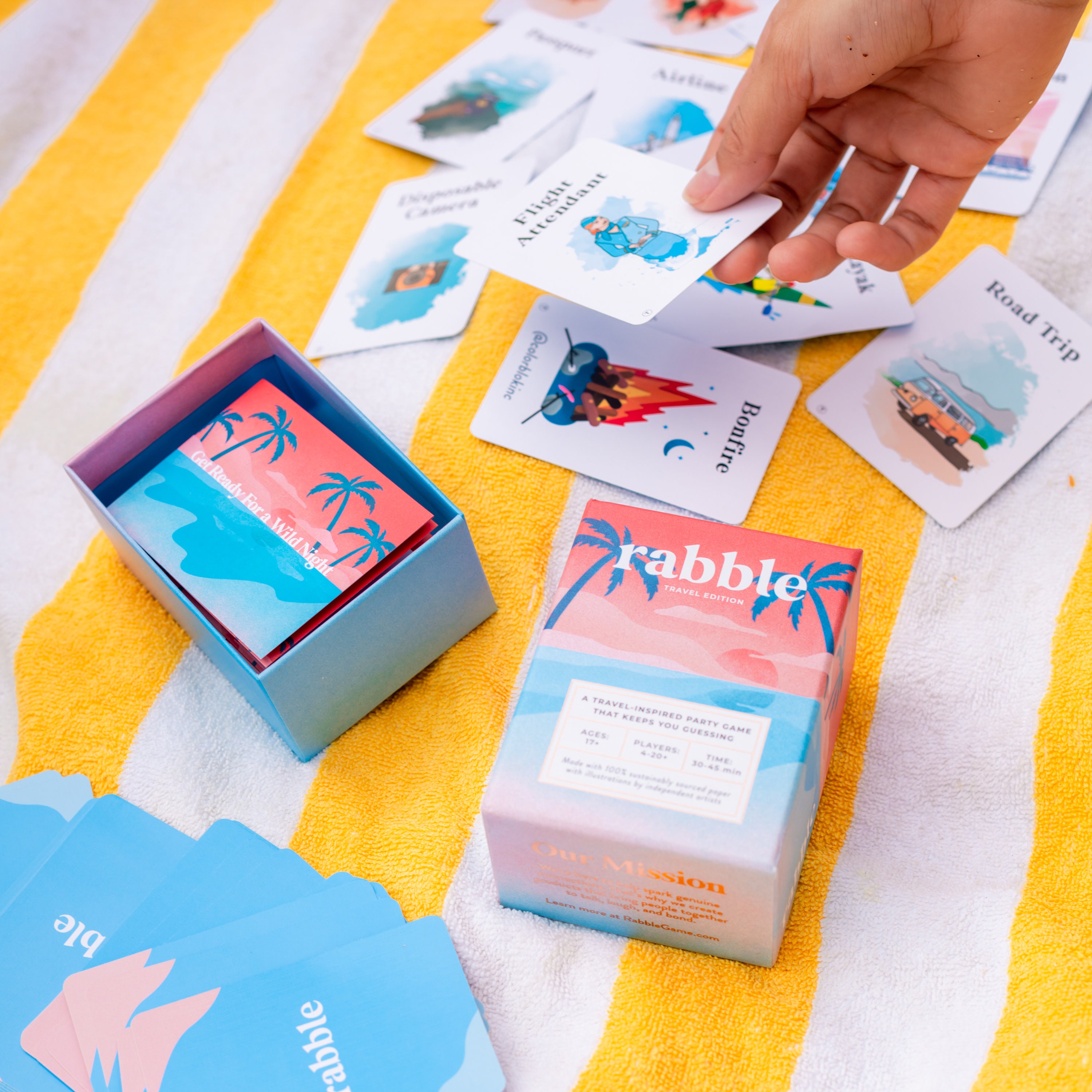 Rabble: Travel Edition Party Game for Adult Game Night, Travel Size ...