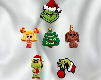 Grinch Croc Charm - Etsy