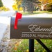 Mailbox Decal 7 Custom Personalized Vinyl Mailbox Decal SET OF 2 20 ...