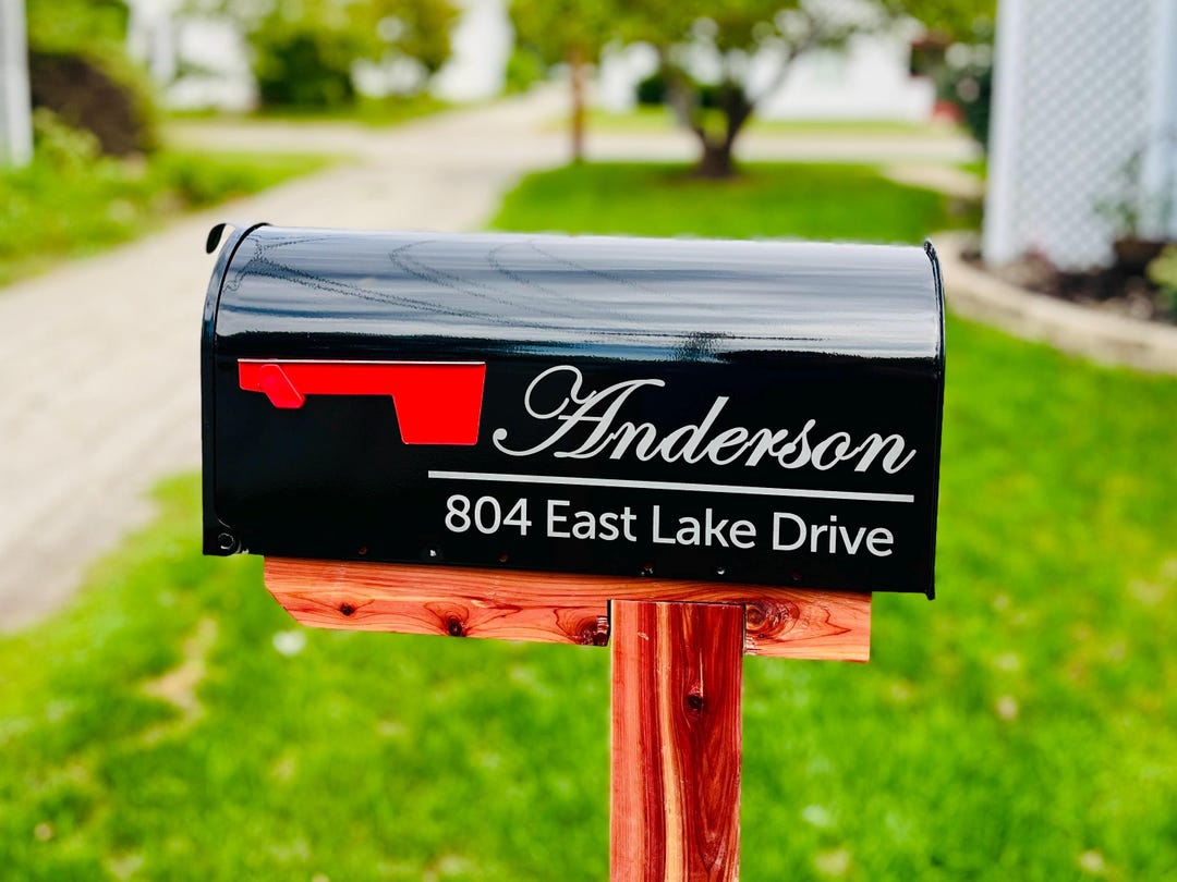 Laser Engraved Mailbox Customizable - Etsy