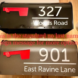 Custom Engraved Mailbox - Etsy
