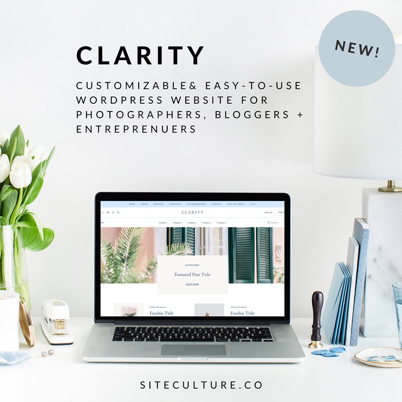 Elementor Wordpress Blog Theme for Photographers Bloggers & - Etsy