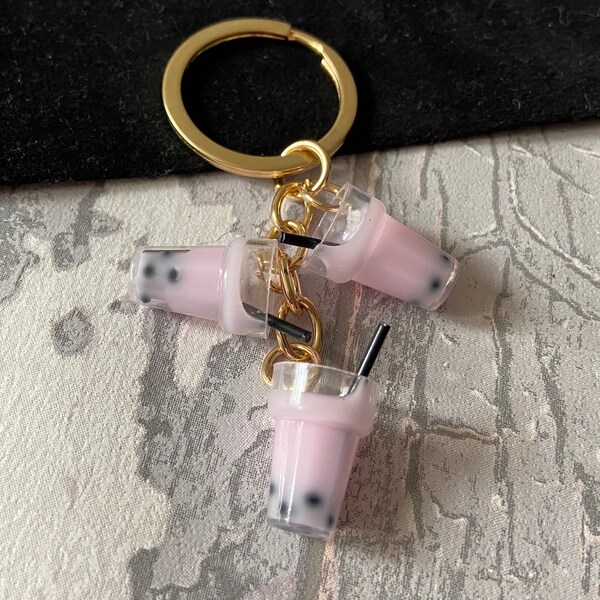 Bubble Tea Keychain - Etsy UK