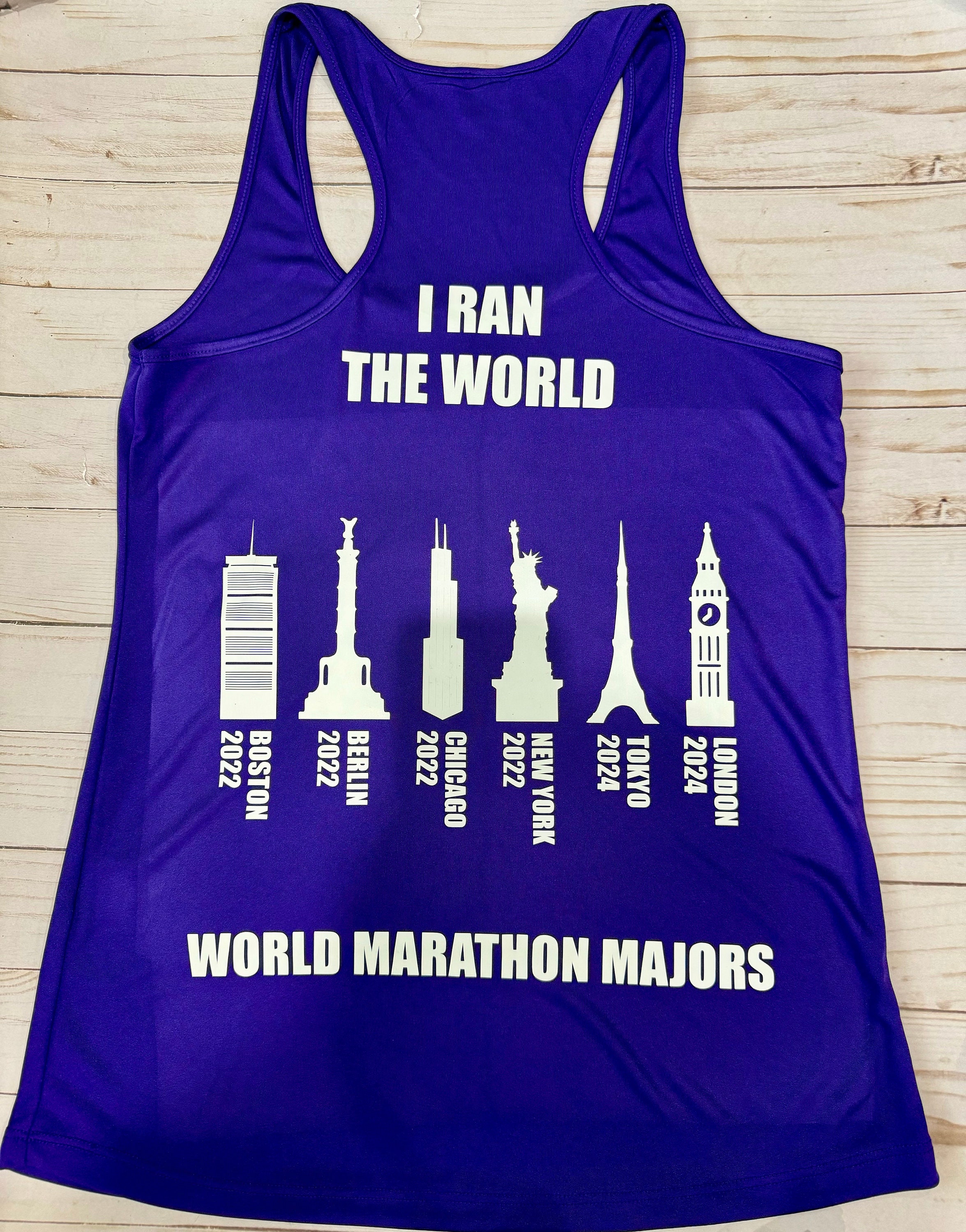 World Major Marathon Tank | Running Tank | Who Runs the World? | Women ...