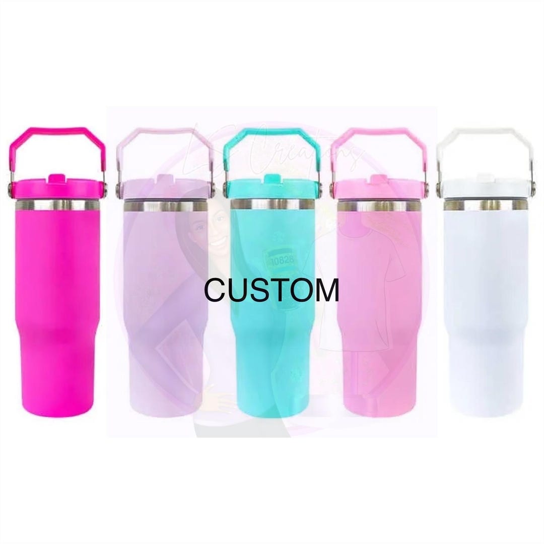 Custom Sublimation Tumbler I 30oz Flipstraw Tumblers I Design Your Own Tumbler - Etsy