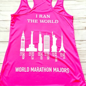 World Major Marathon Tank Running Tank Who Runs the World Womens and ...