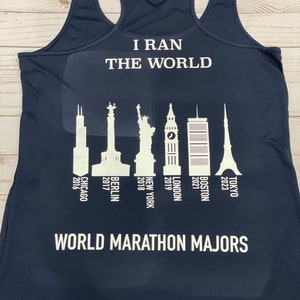 World Major Marathon Tank Running Tank Who Runs the World Womens and ...