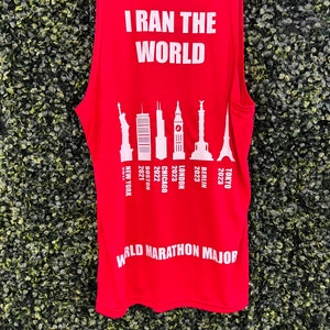 World Major Marathon Tank Running Tank Who Runs the World Womens and ...