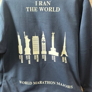 World Major Marathons | Six Star Finisher Crewneck | Who Runs the World ...