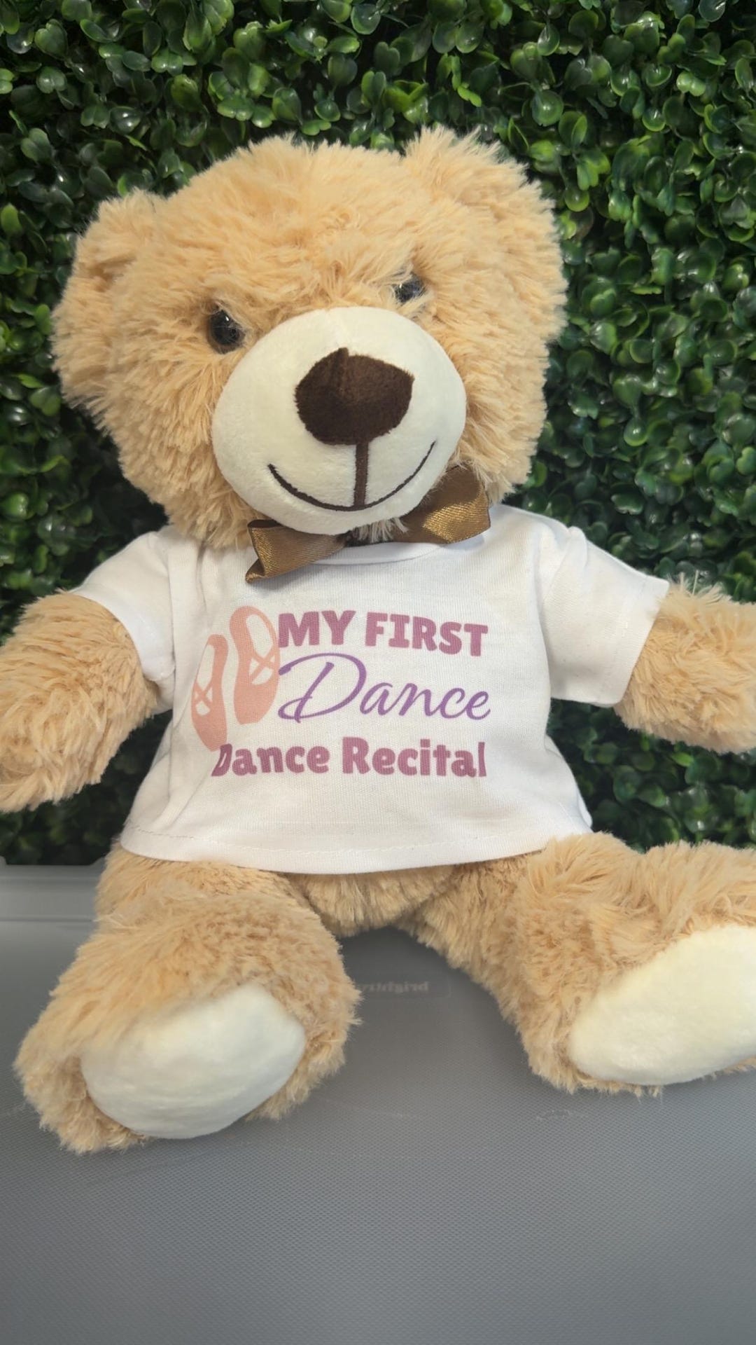 Recital Gifts | Customized Teddy Bear Tshirt | My First Dance Recital ...