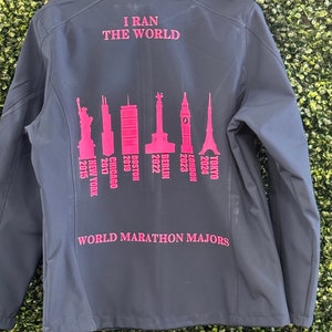 World Major Marathon Full Zip Soft Shell Jacket | Soft Shell Jacket ...