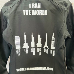 World Major Marathon Full Zip Soft Shell Jacket | Soft Shell Jacket ...