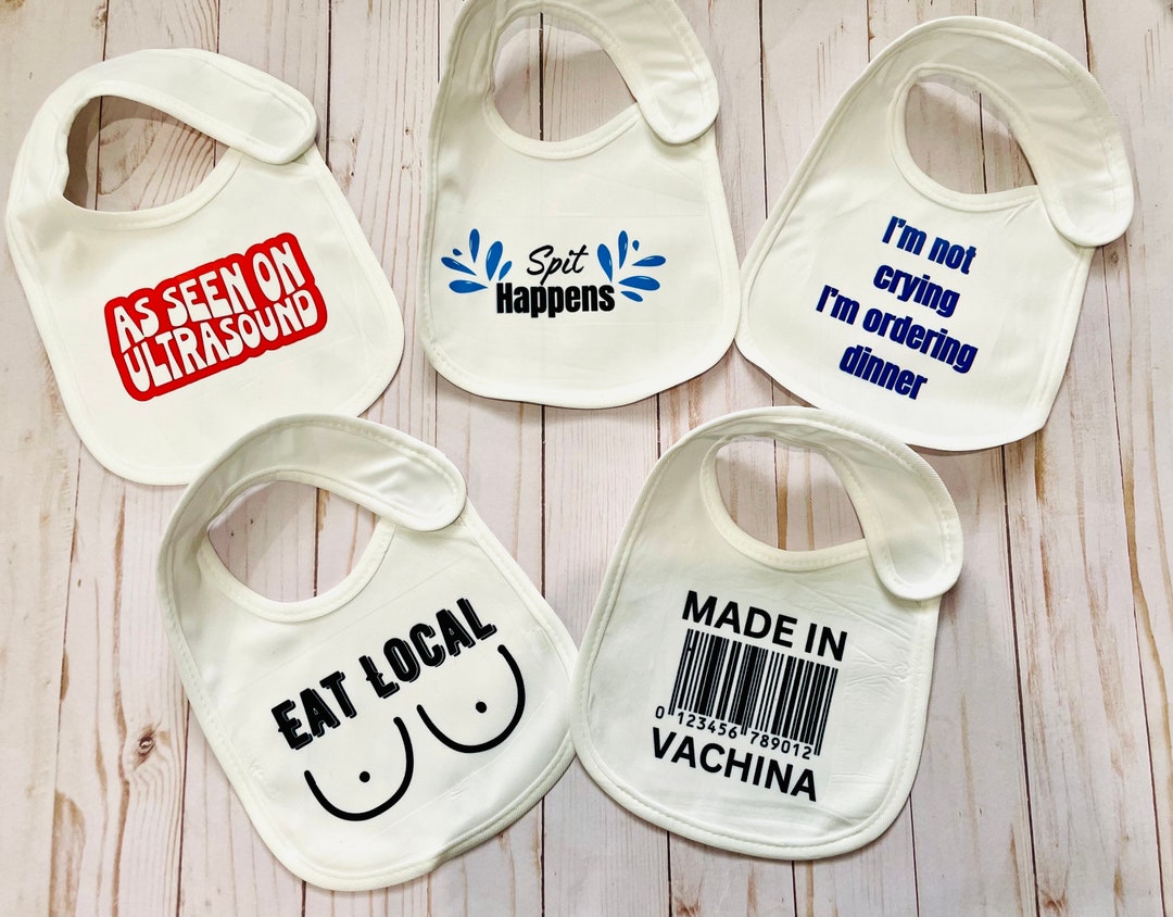 Funny Baby Bibs I Baby Bibs I Custom Bibs for Baby Shower - Etsy