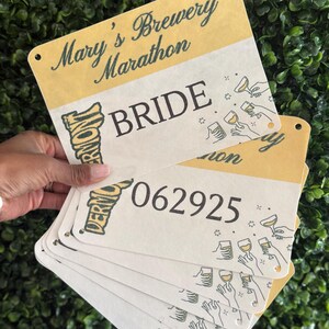 Custom Race Bib, Waterproof Tearproof Race Bib, Bibs for Runners - Etsy