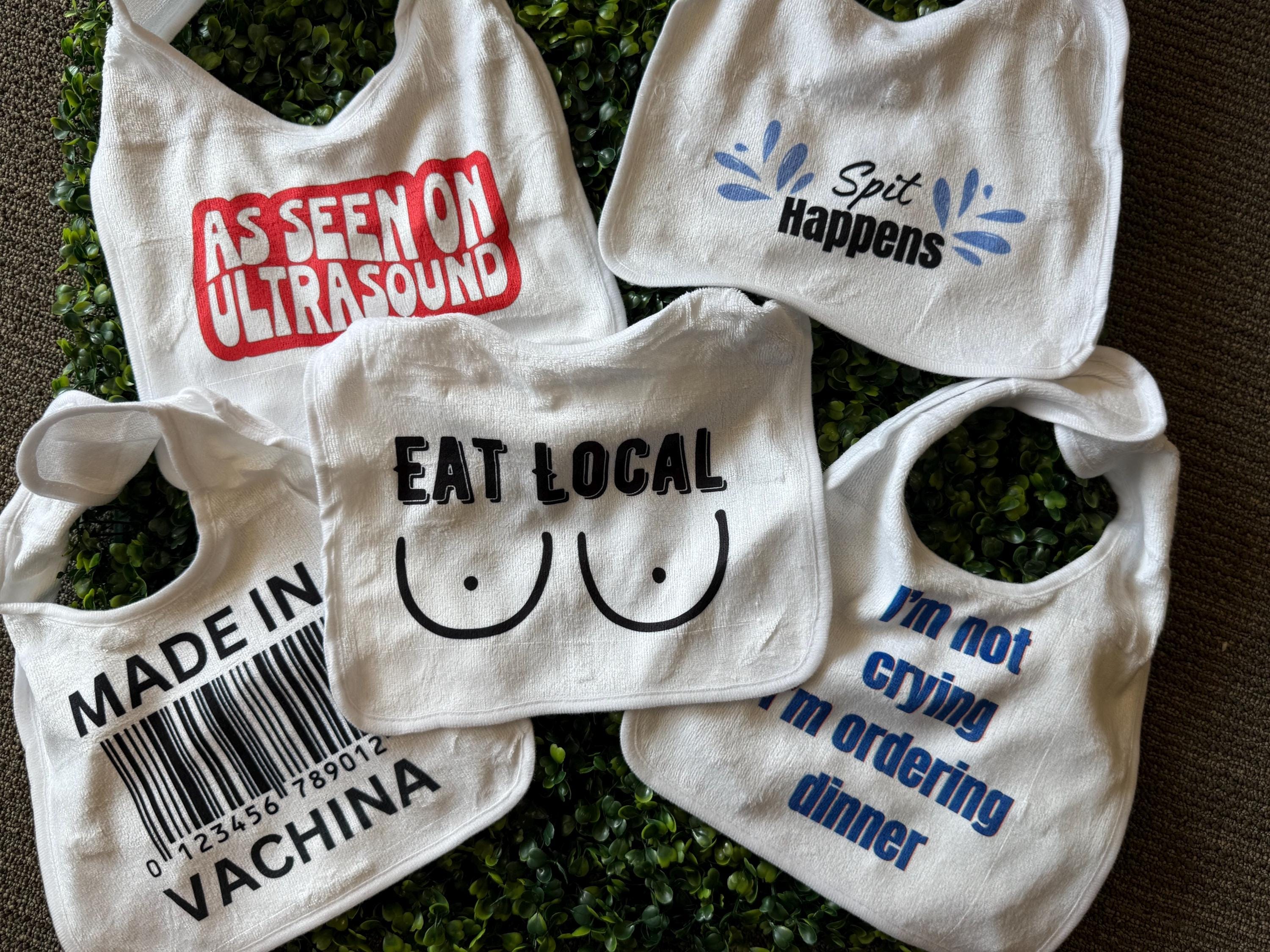 Funny Baby Bibs I Baby Bibs I Custom Bibs for Baby Shower - Etsy