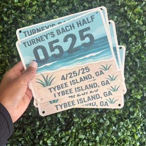 Custom Race Bib, Waterproof Tearproof Race Bib, Bibs for Runners - Etsy