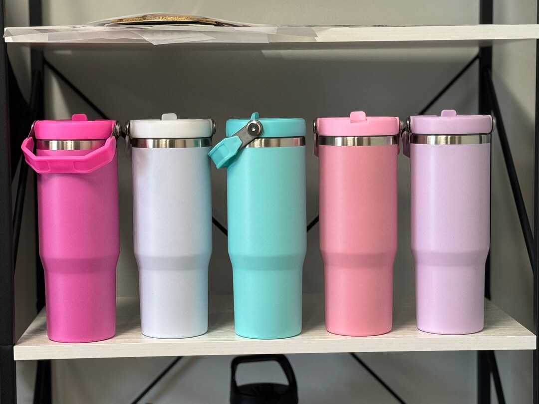 Custom Sublimation Tumbler I 30oz Flipstraw Tumblers I Design Your Own ...