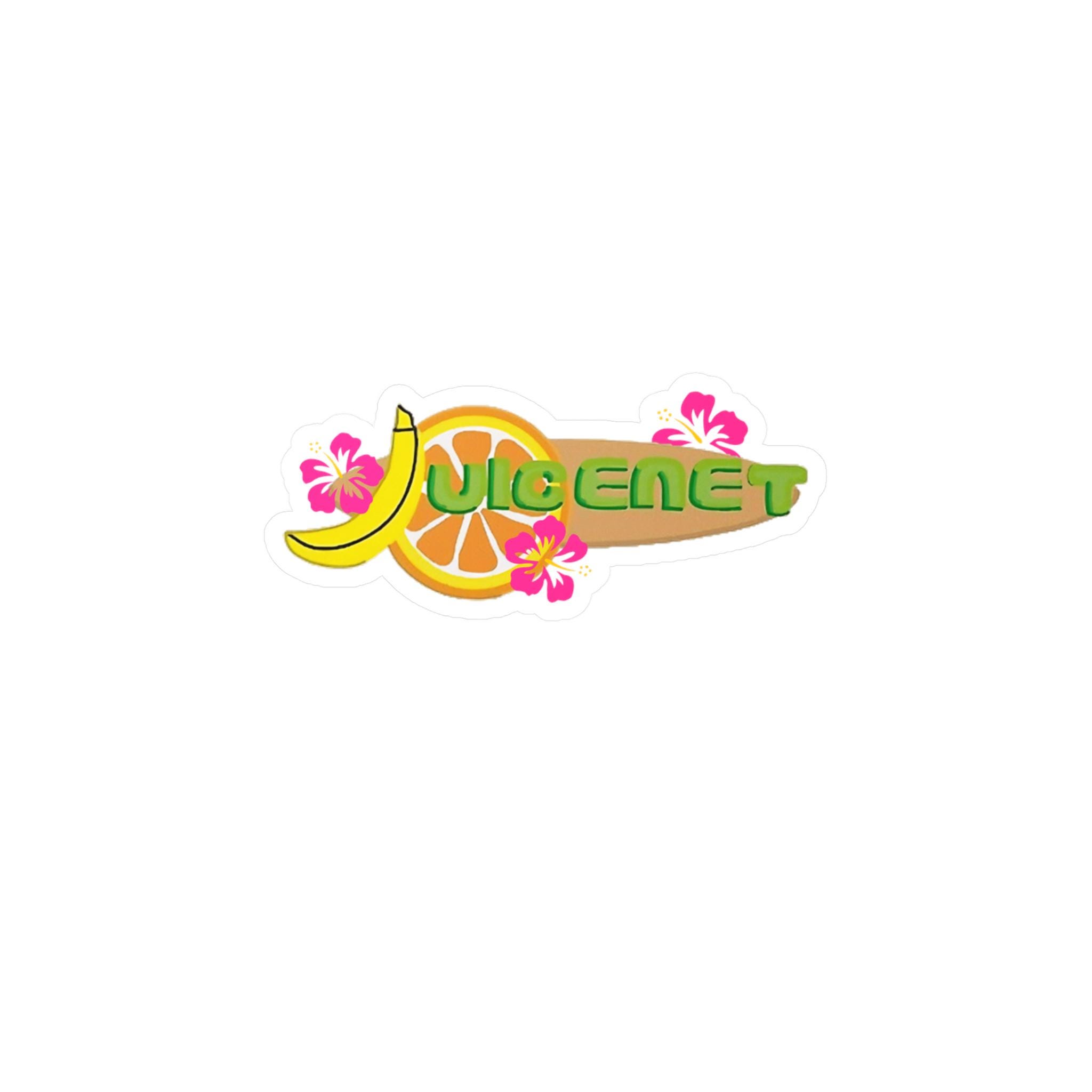 Juice Net Logo Kiss-cut Sticker | H2o-inspired Vinyl Decal | Water ...