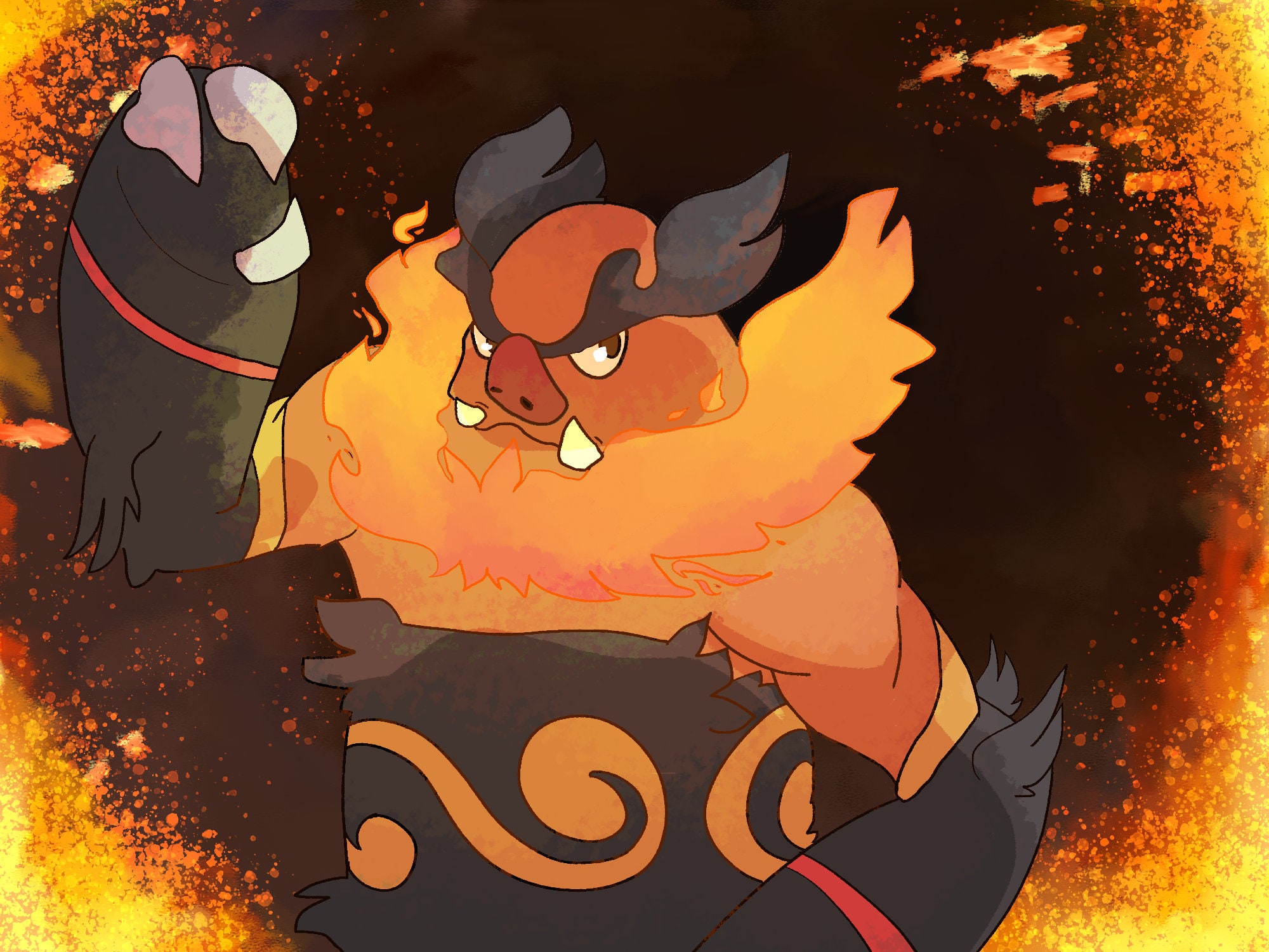 Emboar Wallpaper