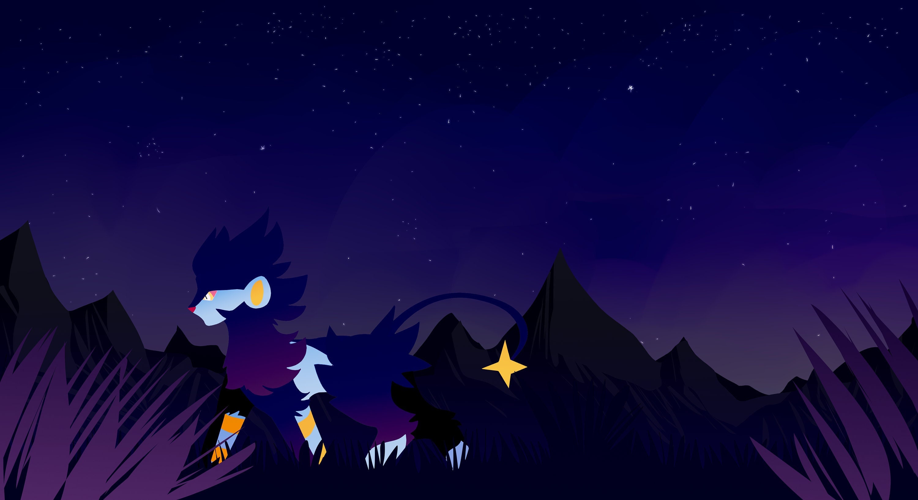 Shiny Luxray Wallpaper