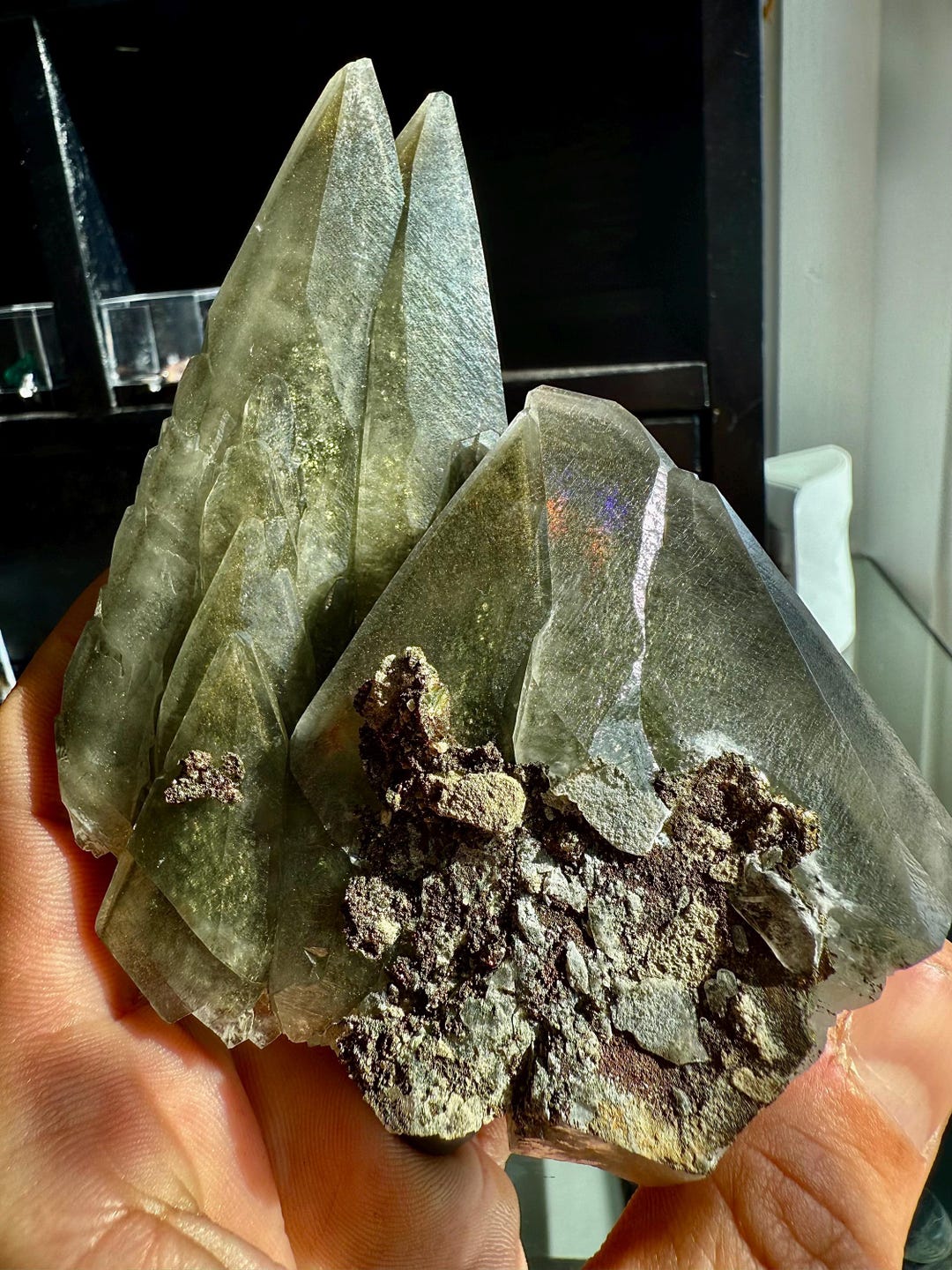 Dragon Scale Calcite, Phantom Calcite, Chalcopyrite, Sweetwater Mine ...
