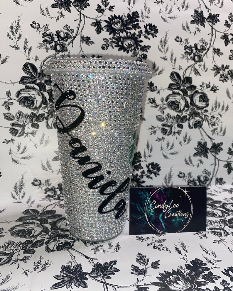 Personalized Starbucks Rhinestone Cups - Etsy