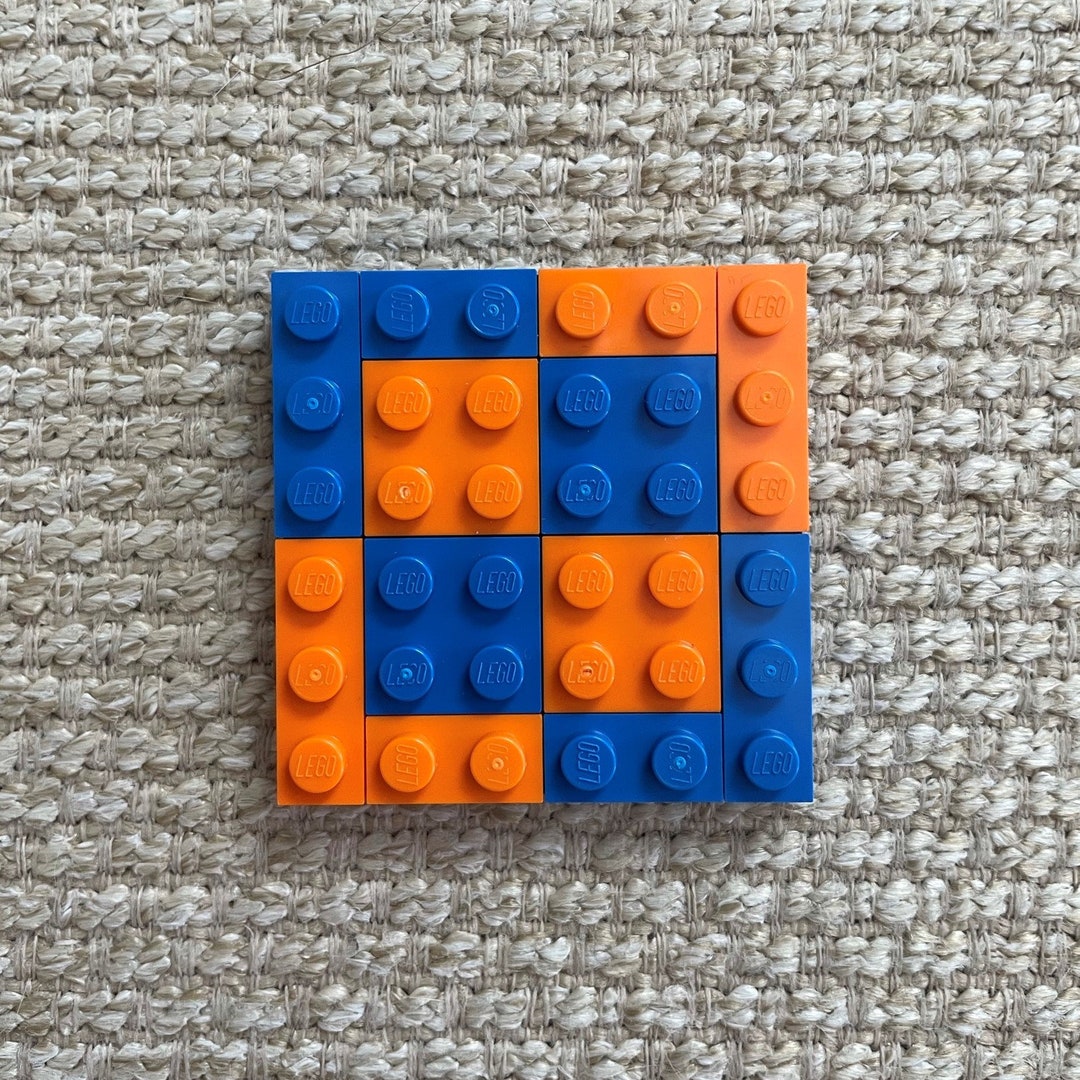 Edge-checkered Lego Morale Patch (6 Studs by 6 Studs) - Etsy